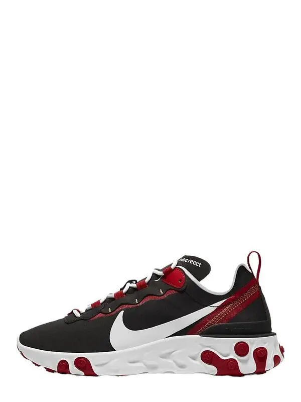 Nike React Element 55 Athletic Sneakers - Black