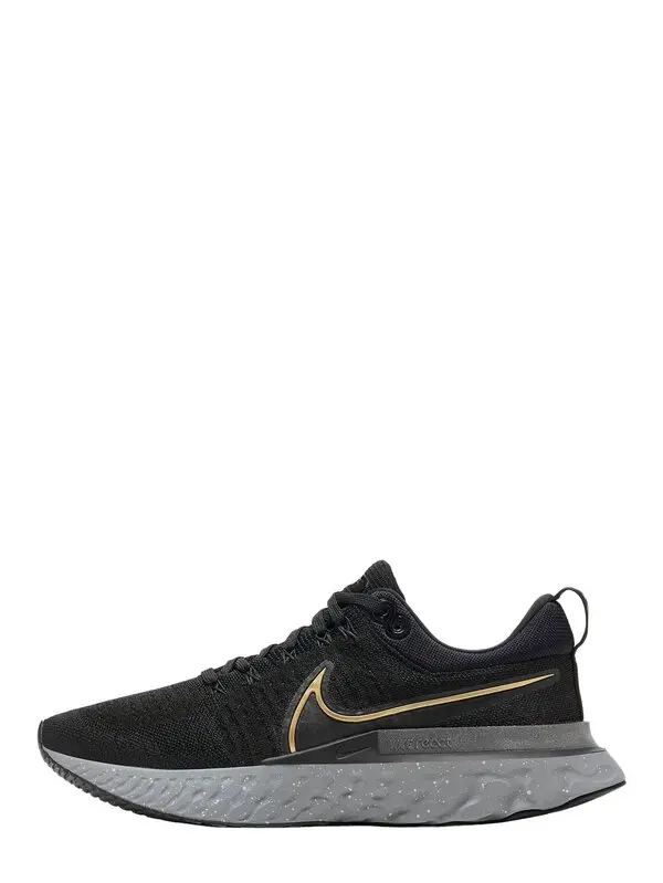 Nike React Infinity Run Flyknit 2 Sneakers - Black/gray/brown