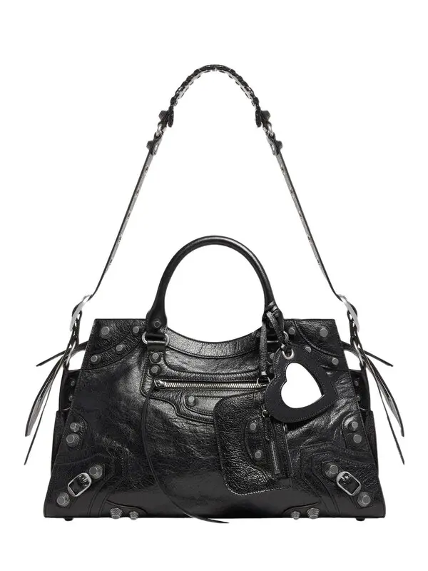 Balenciaga Neo Cagole City Handbag - Black