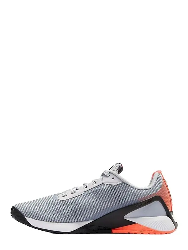 REEBOK Nano X1 Grit Lace Up Athletic Sneakers - Grey/orange