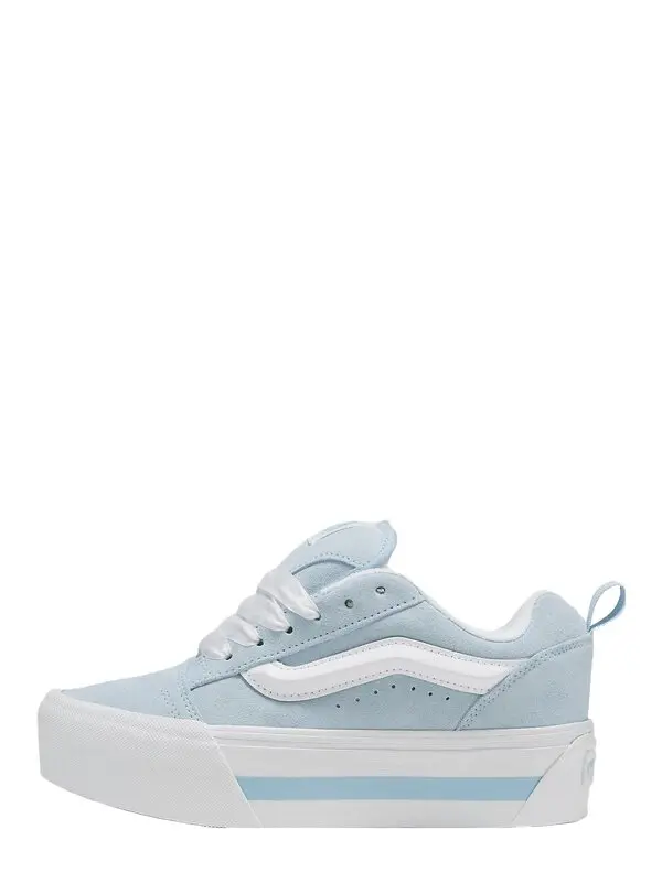 VANS Knu Stack Vintage Satin Shoes - Dream Blue/white