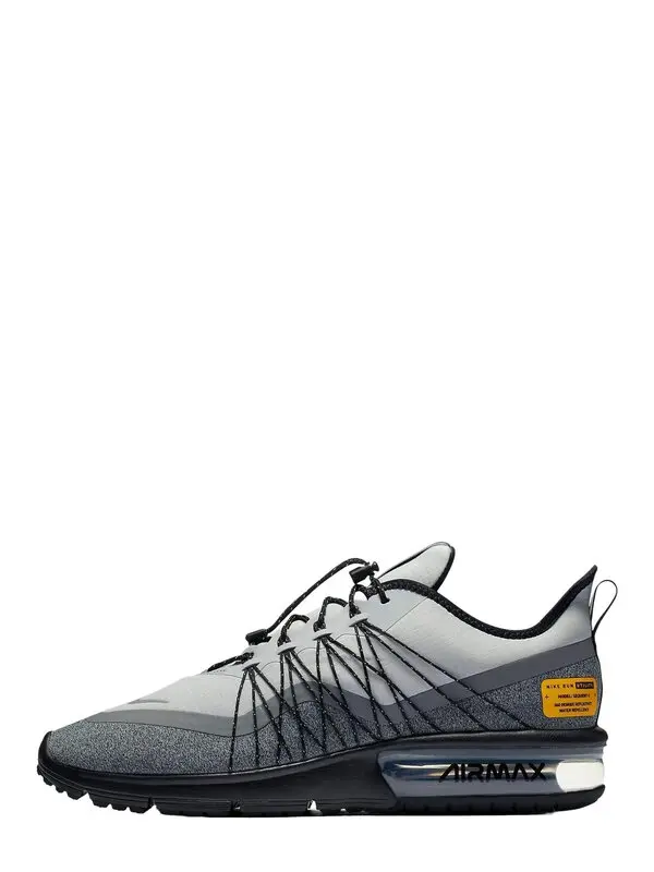 Nike Max Sequent 4 Utility Athletic Sneakers - Black/grey
