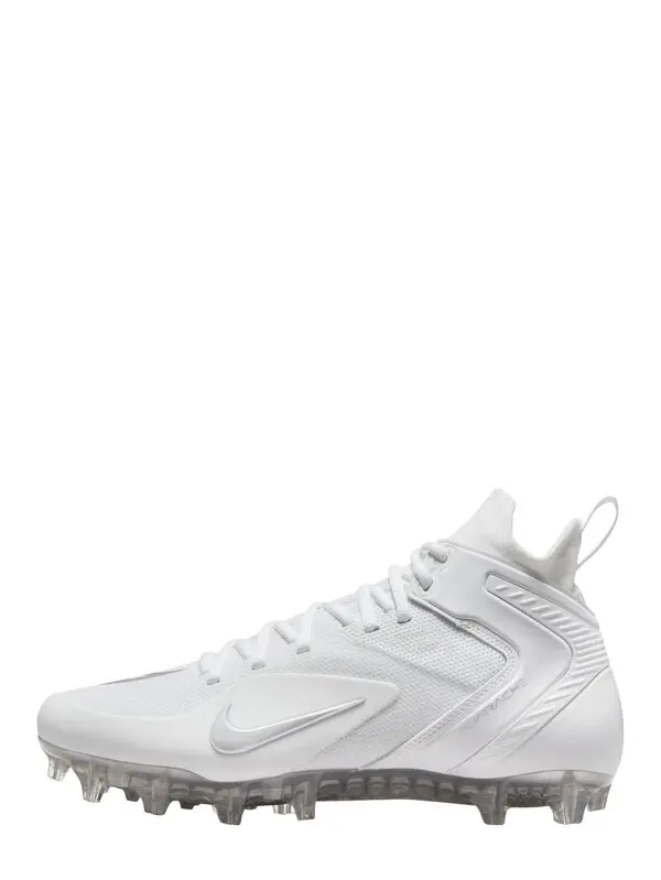 Nike Alpha Huarache 8 Elite Lacrosse Cleats - White