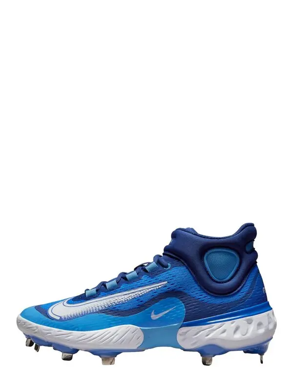 Nike Alpha Huarache Elite 4 Mid 'hyper Royal White - Blue