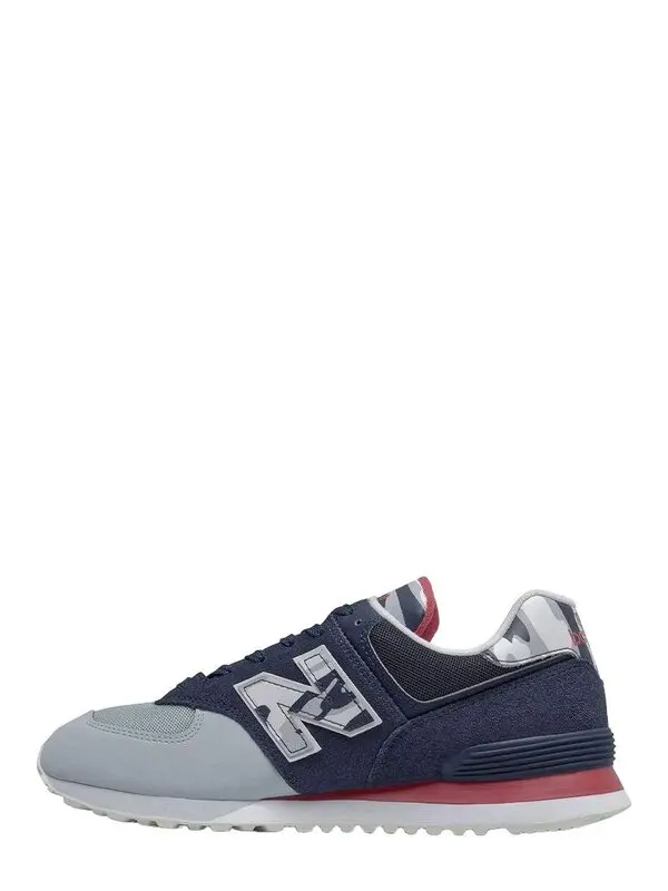 NEW BALANCE 574 "natural Indigo Camo" Sneakers - Blue/grey