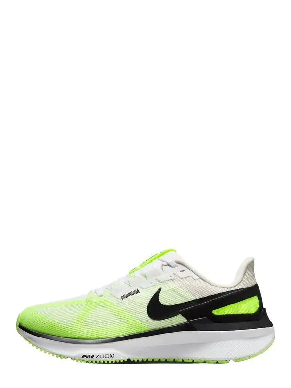 Nike Zoom Structure 25 Running Shoes - White/volt/phantom