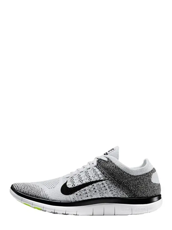Nike Free 4.0 Flyknit Athletic Sneakers - Black/grey
