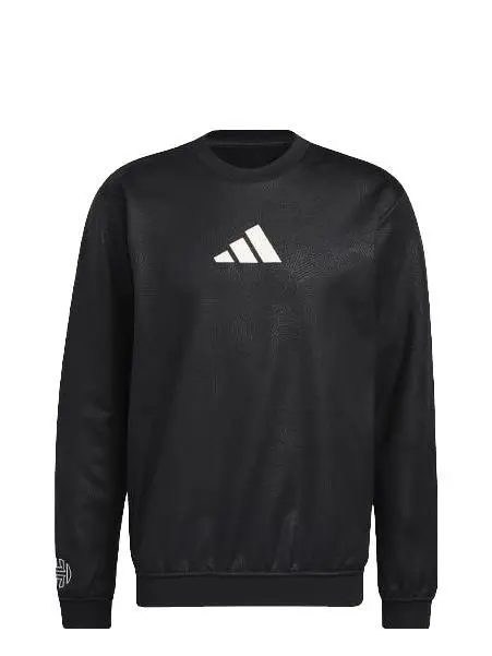 Adidas Logo Basketball Crewneck Sweatshirt - Multi-color