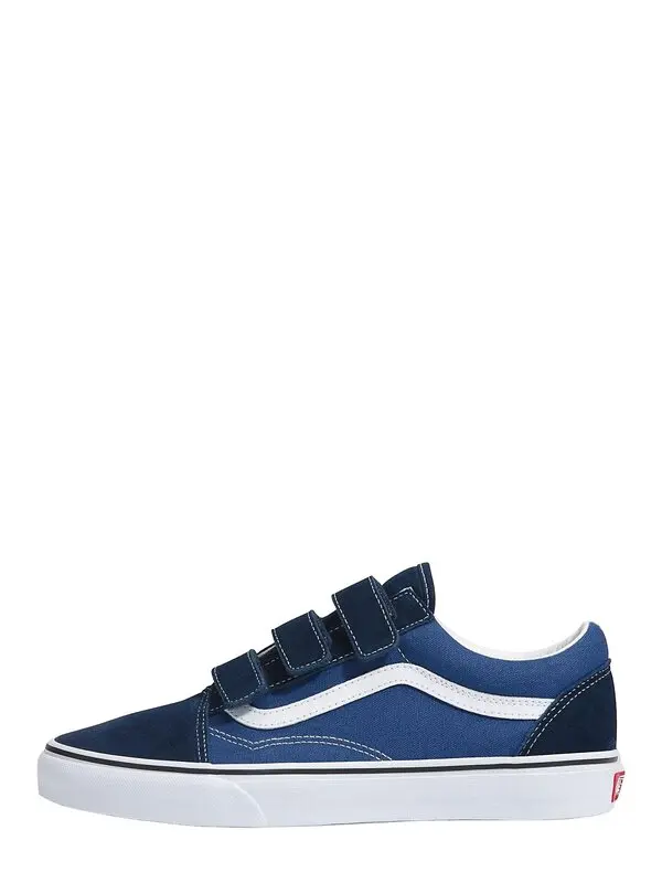 VANS Old Skool Suede Canvas Velcro Low Top - Blue