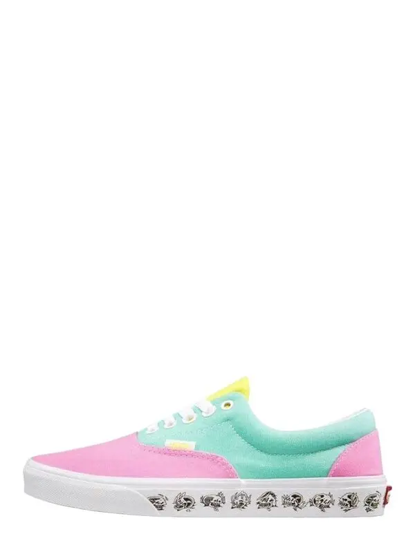 VANS Era "skulls" Low Top Sneakers - Green/pink