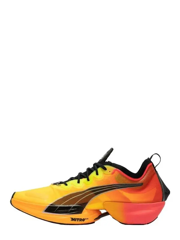 PUMA Fast-r Nitro Elite Athletic Sneakers - Yellow/red