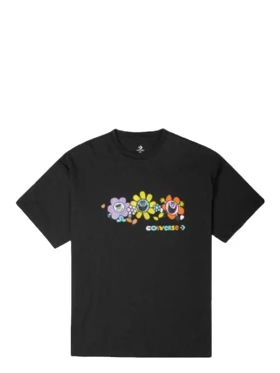 CONVERSE Much Love Crew Neck T-shirt Asia Sizing - Black
