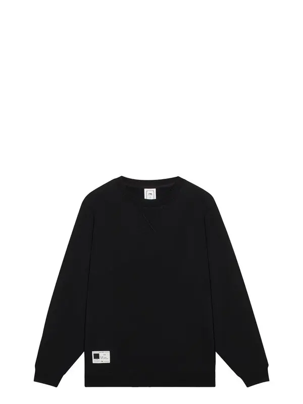 LI-NING Chinese Color Label Logo Sweatshirt - Black