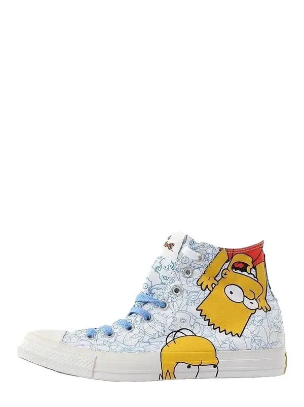 CONVERSE The Simpsons X Chuck Taylor All Star High "family Homer - White/blue/yellow