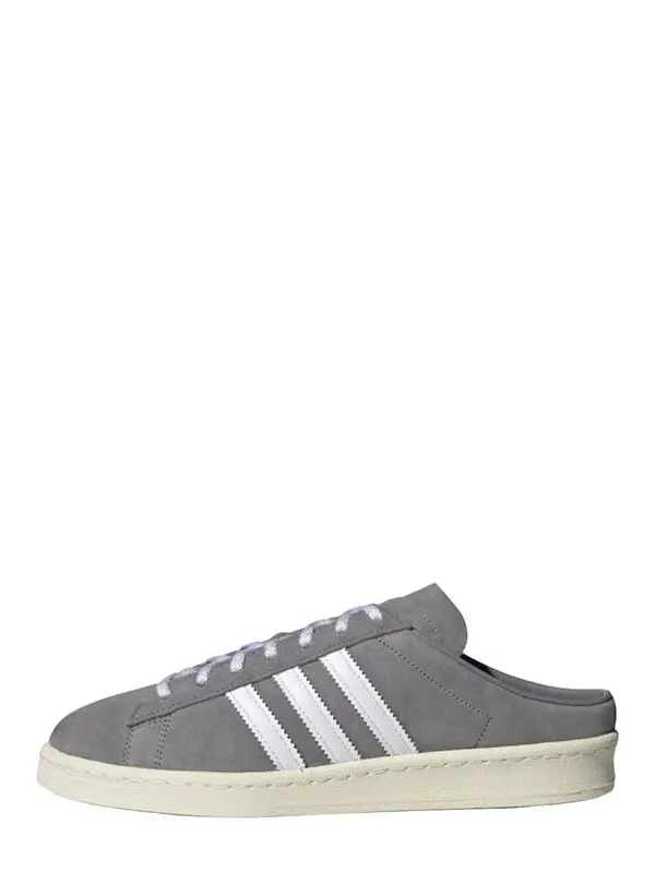 Adidas Campus 80s Mule Sneakers - Gray/white
