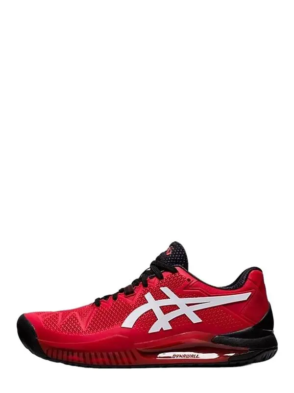 Asics Gel Resolution Athletic Sneakers - Red/black