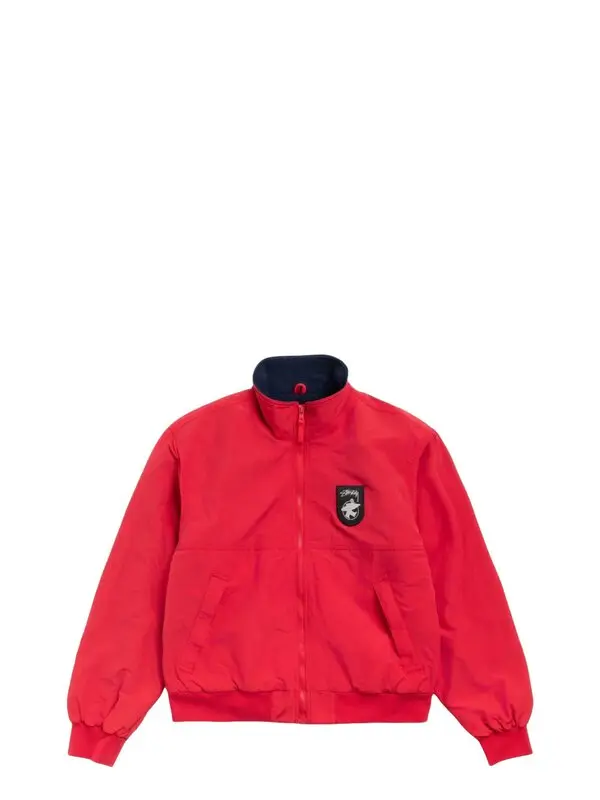 StÜssy Polar Fleece Lined Jacket - Red