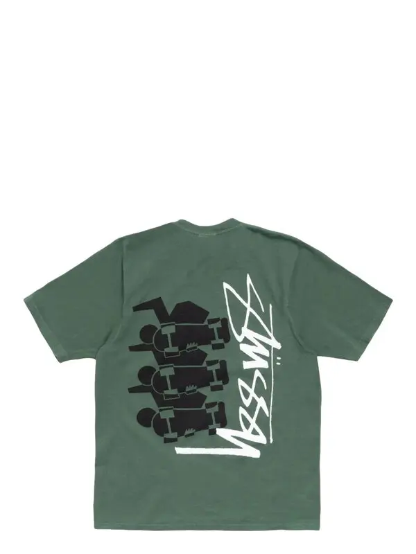 StÜssy Skate Stack T-shirt Pigment Dyed - Pine