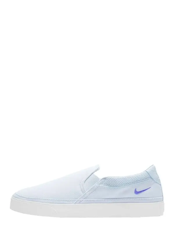 Nike Court Legacy Slip-on Sneakers - Light Blue