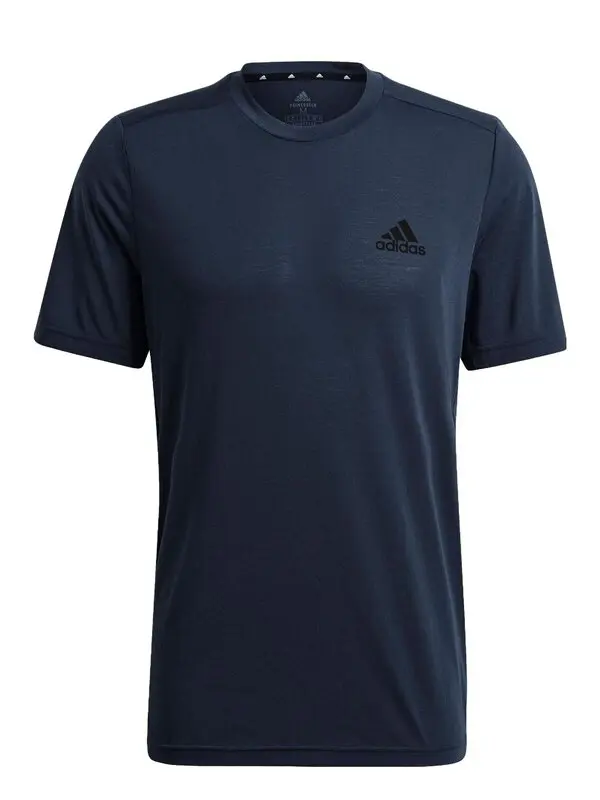 Adidas Aeroready Designed To Move Feelready Sport Tee 'navy - Blue