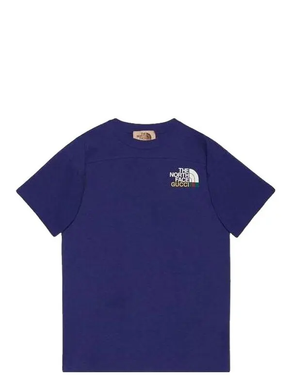 Gucci X The North Face Fw21 T-shirt - Blue