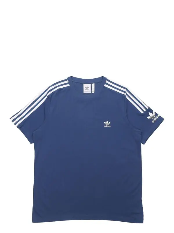 Adidas Originals Tech Tee Logo Printing Short Sleeve - Blue