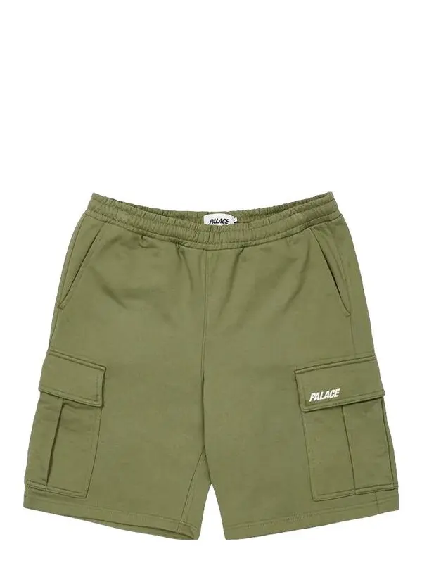 PALACE Cargo Sweat Shorts - Olive Green