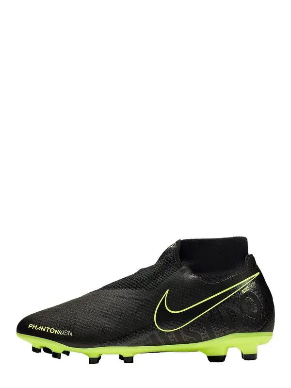 Nike Phantom Vision Pro Df Fg Soccer Cleats - Black/volt