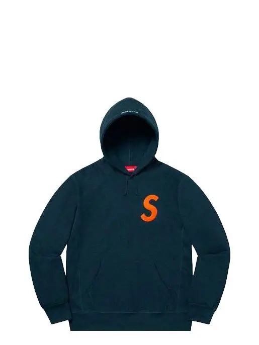 Supreme S Logo Hooded Sweatshirt - Blue