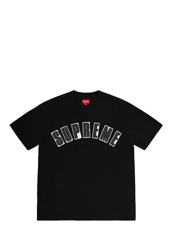 Supreme Ss20 Week 3 Arc Appliqu Ss Top Logo Tee - Black