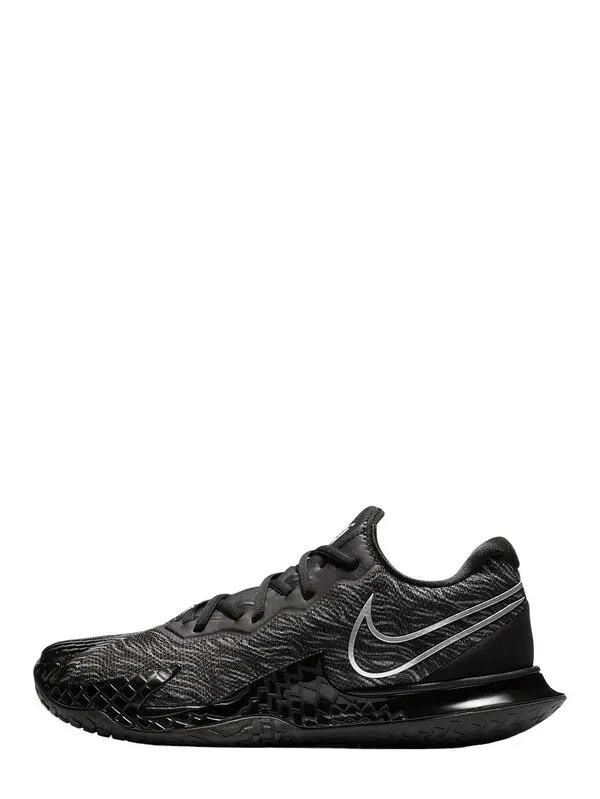 Nike Court Air Zoom Vapor Cage 4 Hc Low Top Sneakers - Black/silver