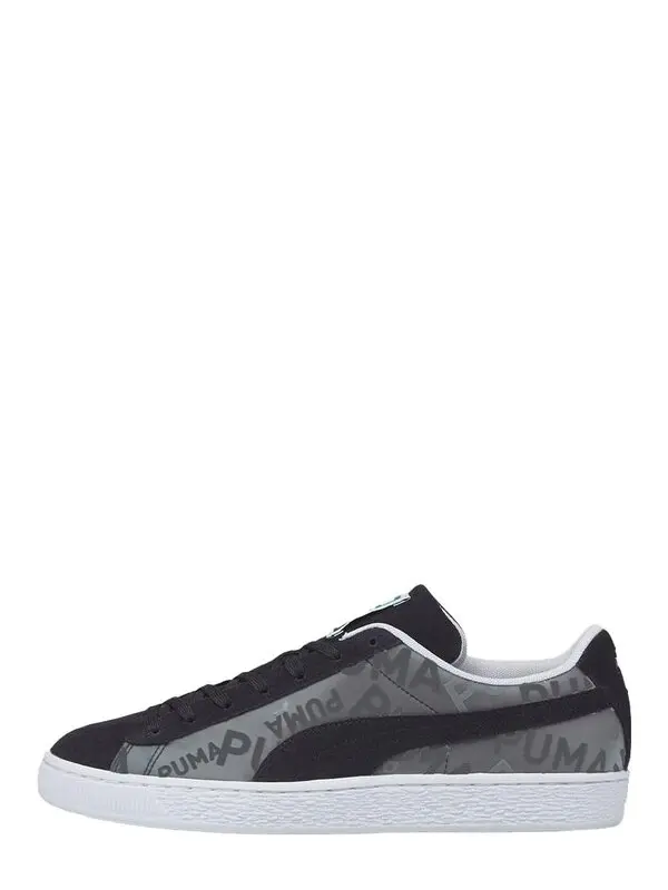 PUMA Suede Double Layer Sneakers - Black/grey/white