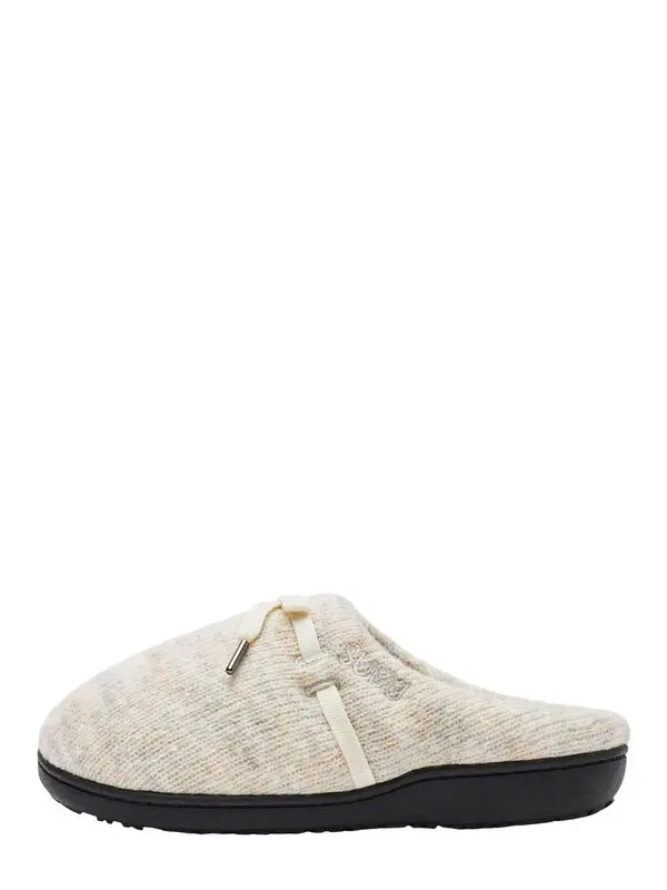 SUBU X End Winter Knit Slipper - Tan/beige