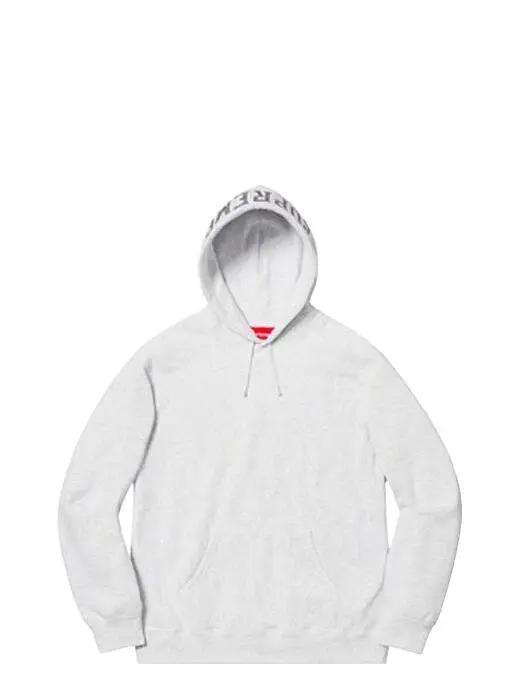 Supreme Sequin Arc Hooded Sweatshirt - Grey