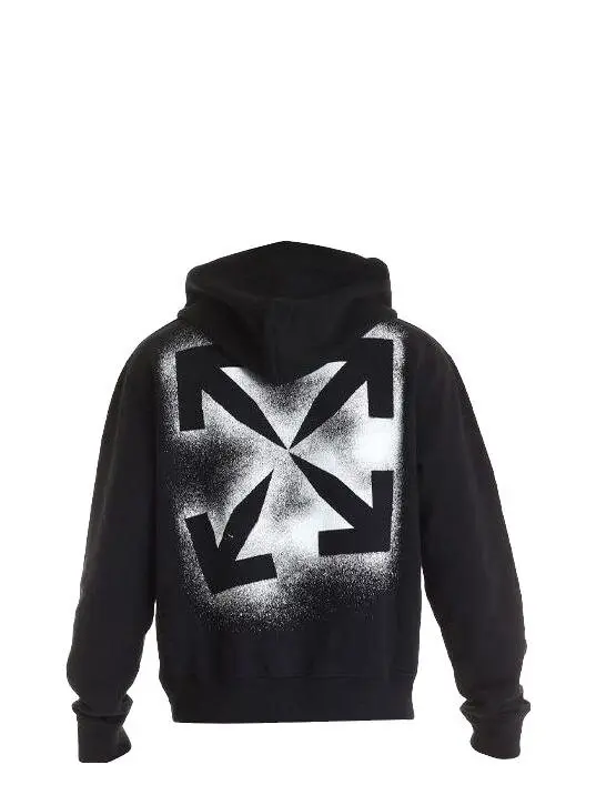 Off-White Fw20 Back Arrows Sketch Logo Hoodie - Black