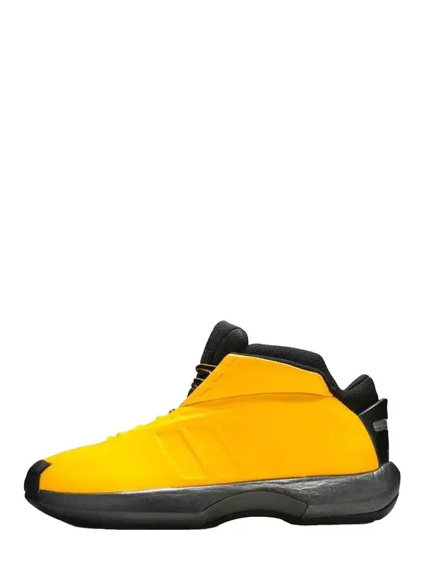 Adidas Retro Basketball High Top Sneakers - Yellow/black