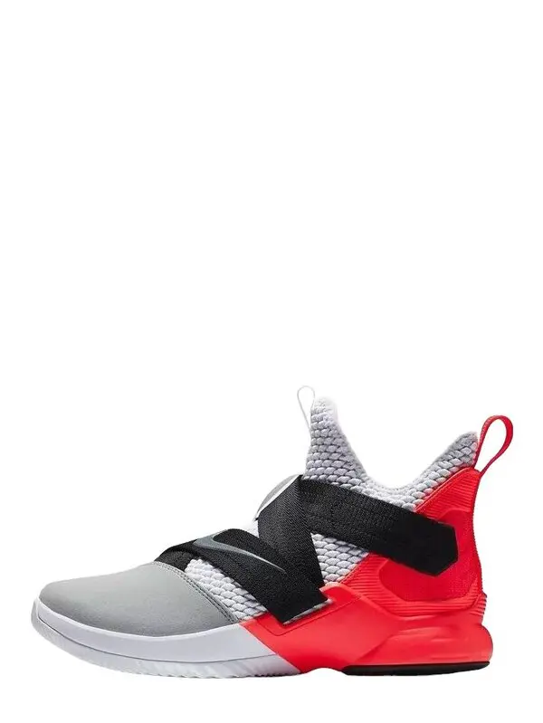Nike Lebron Soldier 12 High-top Athletic Sneakers - Black