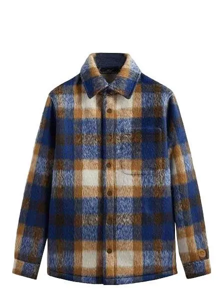 Kith Check Sheridan Shirt Jacket - Blue