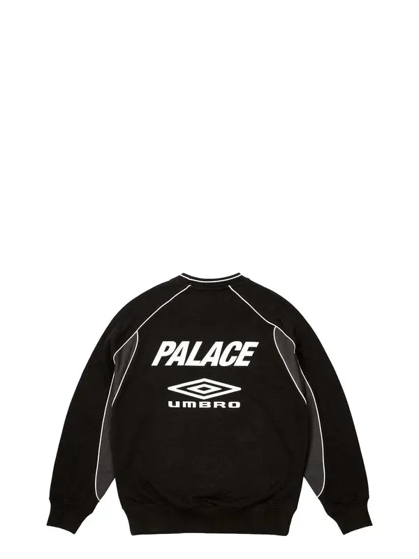 PALACE X Umbro Crewneck Sweatshirt - Black