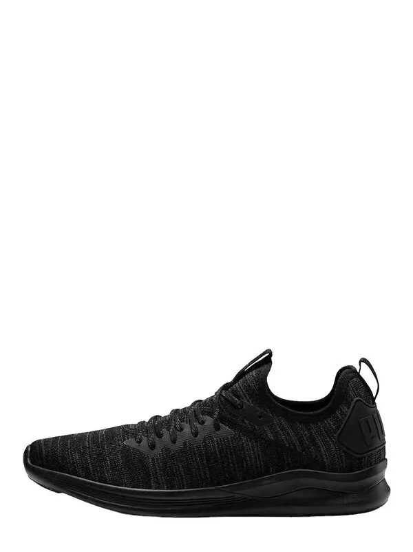 PUMA Ignite Flash Evoknit "asphalt" Sneakers - Black