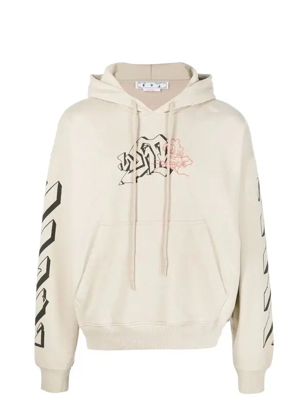 Off-White Ss22 Stripe Arrow Hoodie - Multi-color