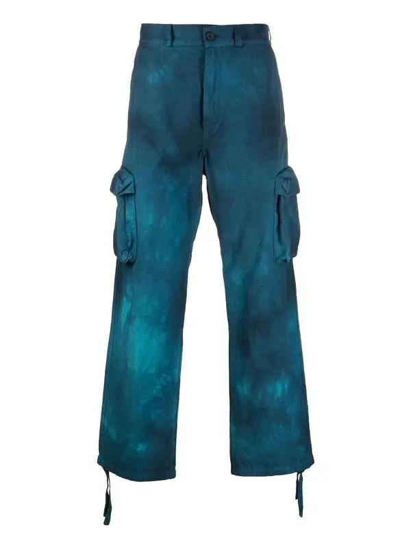 Off-White Tie-dye Cargo Pants - Multi-color