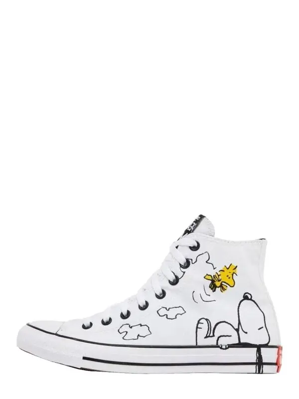 CONVERSE X Peanuts Chuck Taylor All Star High Top Sneakers - White/black/red