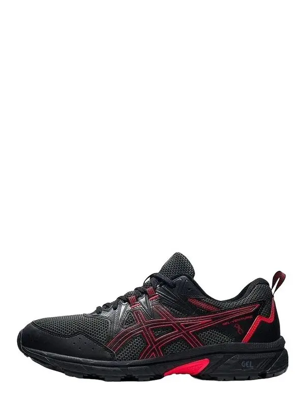 Asics Gel-venture Athletic Sneakers - Black/red