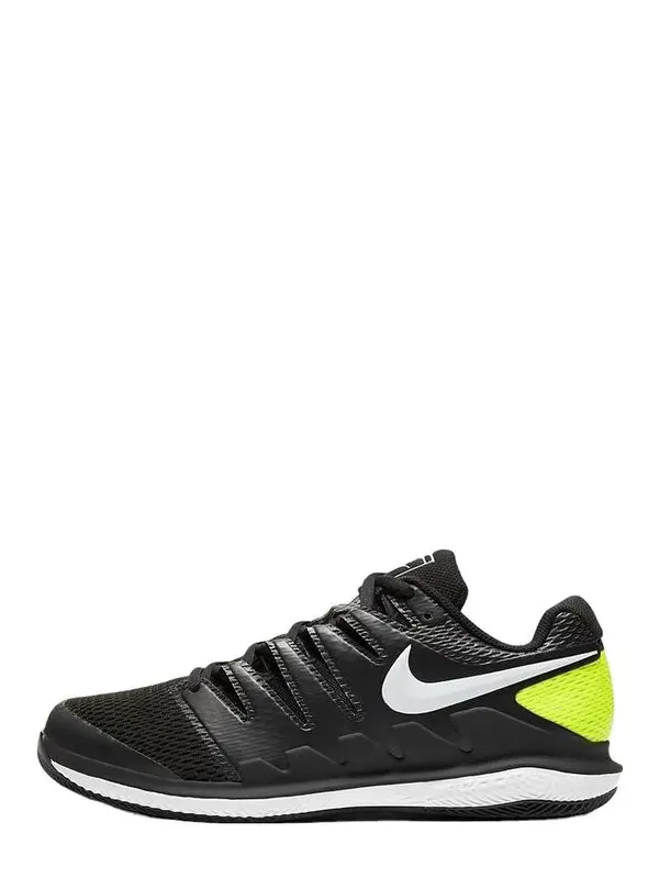 Nike Court Air Zoom Vapor X Hc Tennis Sneakers - Black/white/volt