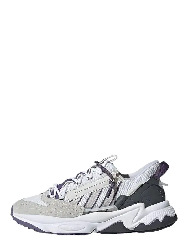 Adidas Ozweego Zip Sneakers - White/gray/black