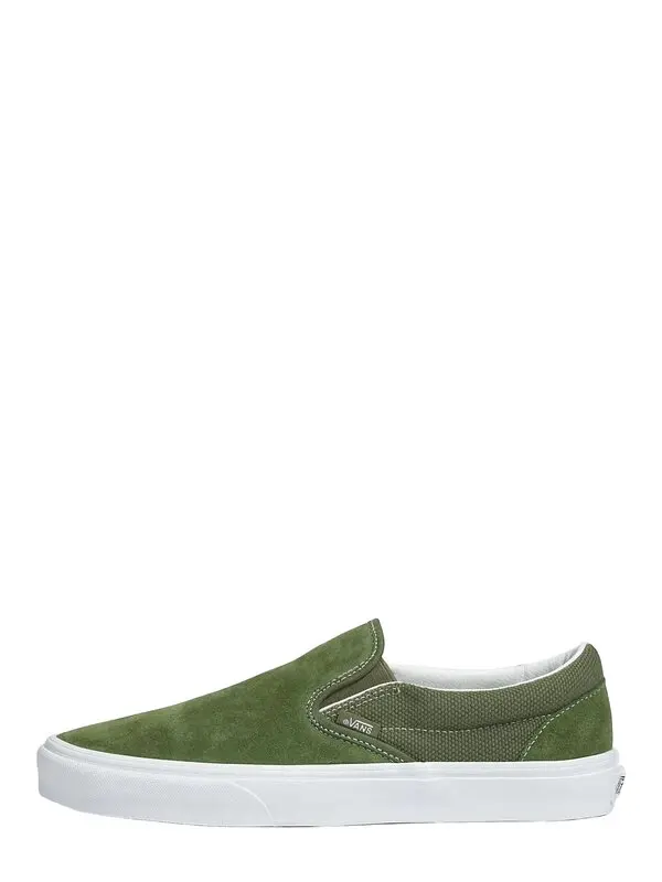 VANS Slip-on Textured Sneakers - Green/white