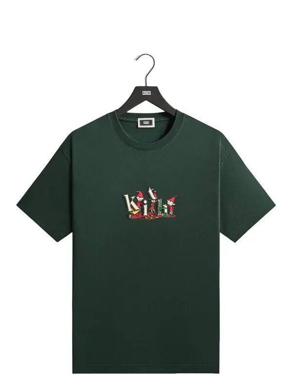 Kith Kithmas 2025 Serif Elf T-shirt - Stadium