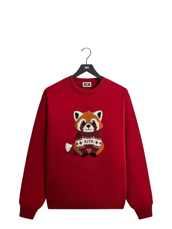 Kith Kithmas 2025 Red Panda Nelson Crewneck - Allure