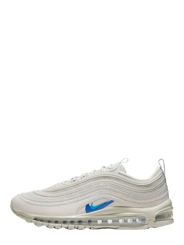 Nike Max 97 "double Blue Swoosh - Creamwhite/blue
